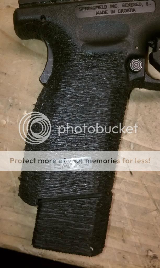 Took the stipple plunge! (PICS) | Springfield XD Forum