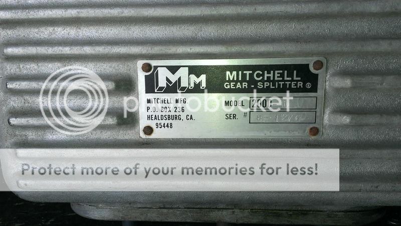 Mitchell Gear splitter, new rebuild. | Cummins 4BT & Diesel Conversions ...
