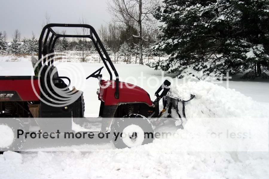 Impressed so far with snow plow | PRC Polaris Ranger Club
